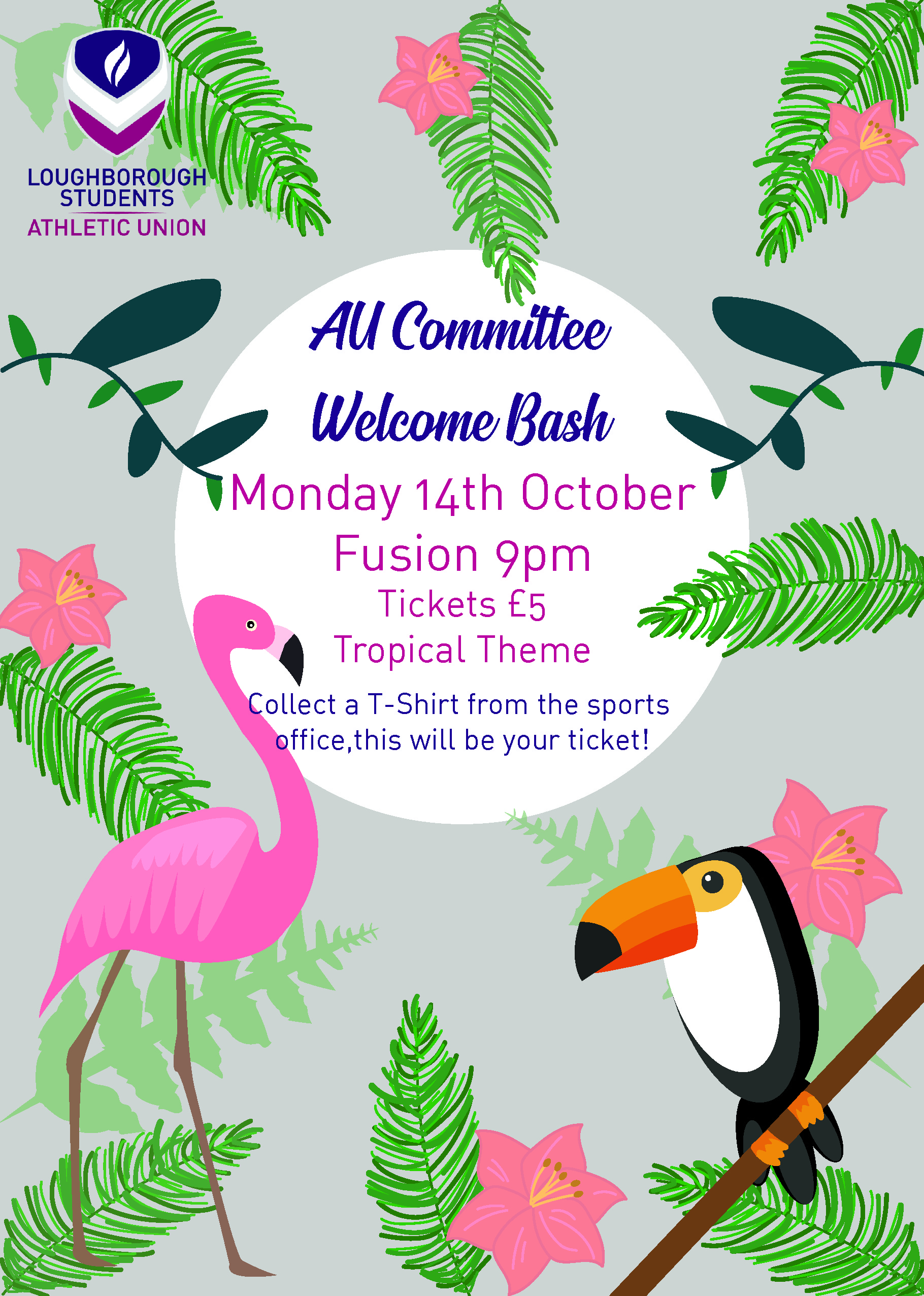 AU COMMITTEE WELCOME BASH - Loughborough Students' Union